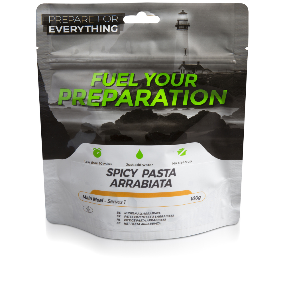 Fuel Your Preparation - Spicy Pasta Arabiata - Freeze Dried Ready Meal ...